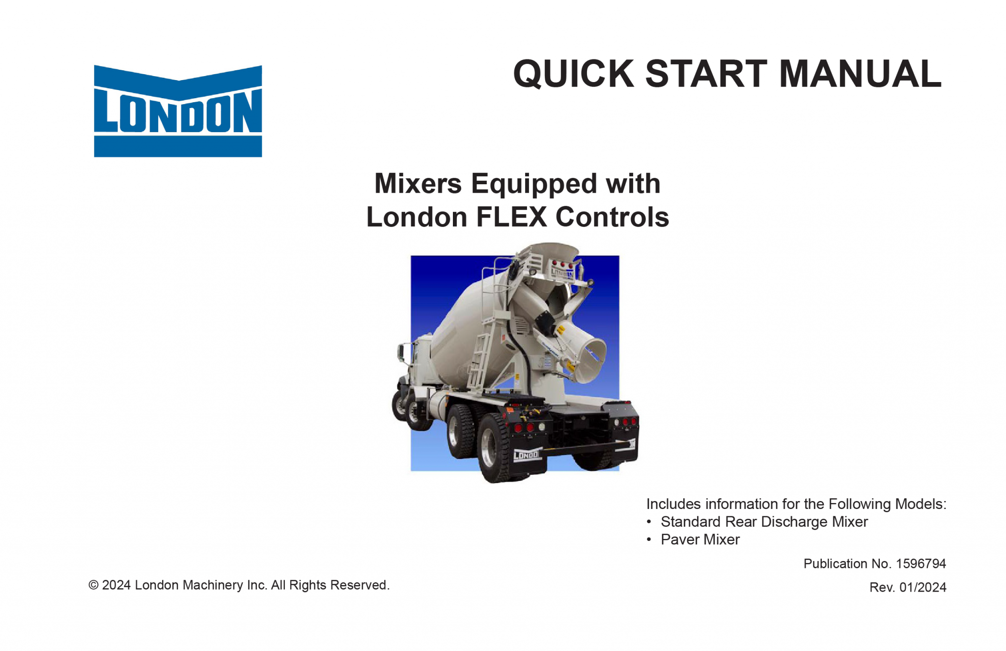 London Mixers Digital Operators Kit - LMI : LMI
